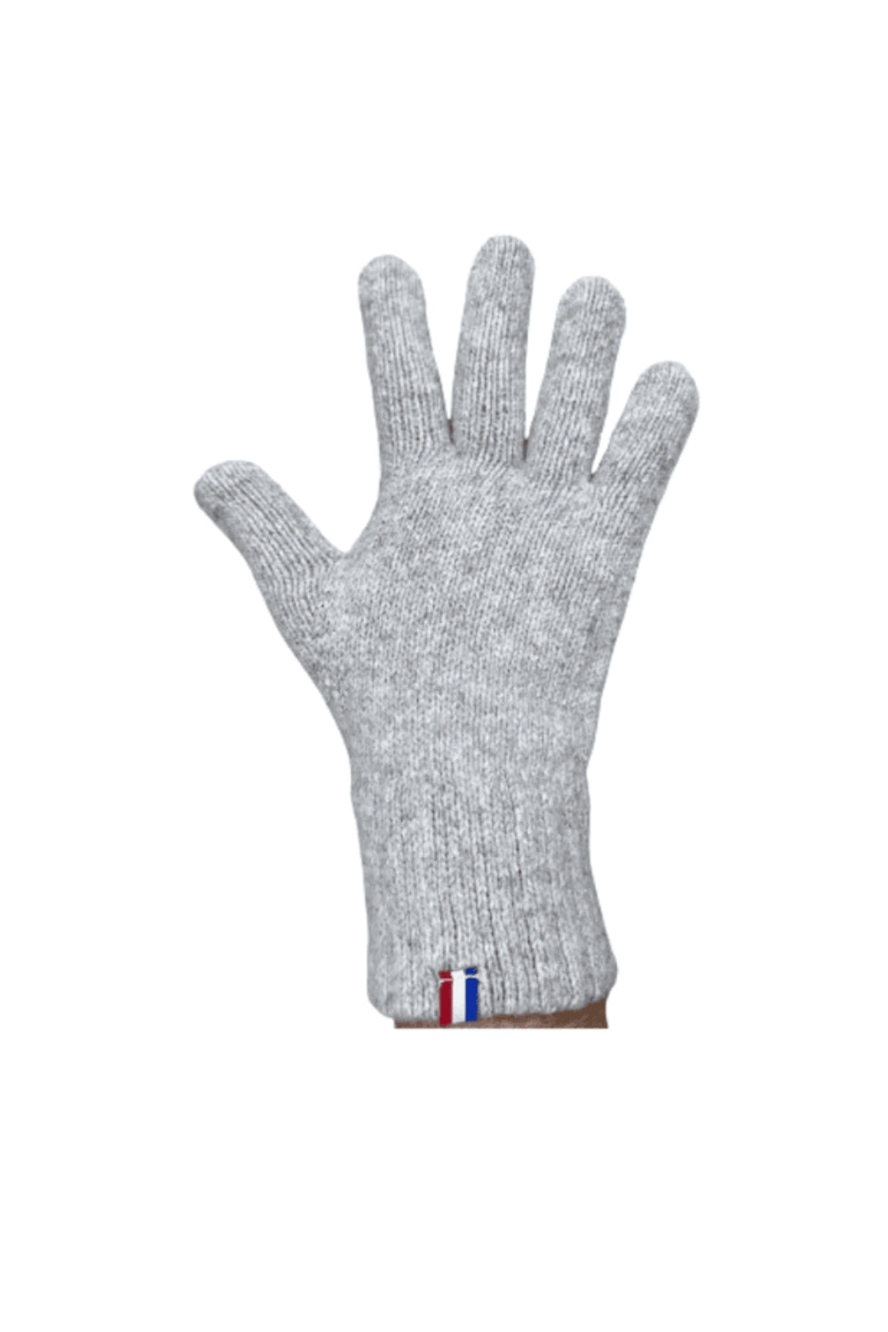 Gants Garroc Laine Française Gris Clair - Mixte - Made in France
